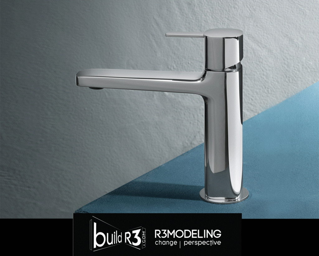 FANTINI │ Lame w/ Handle m104f Bathroom Lav Faucet Brilliant Chrome ...